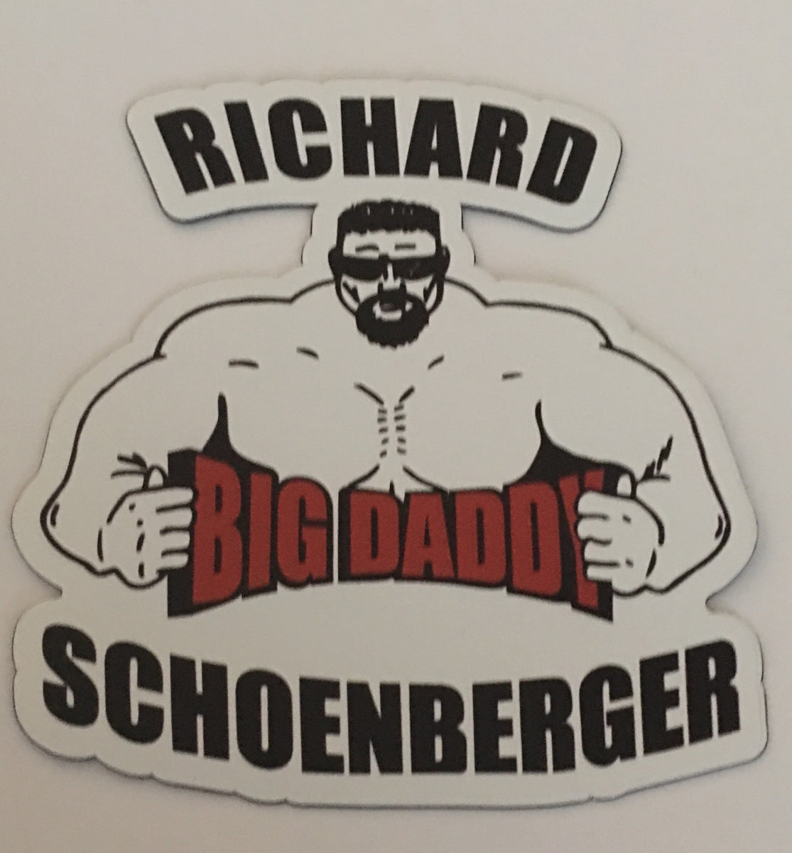 Big Daddy 3x3 Magnet – Richard Big Daddy Schoenberger Legacy Foundation
